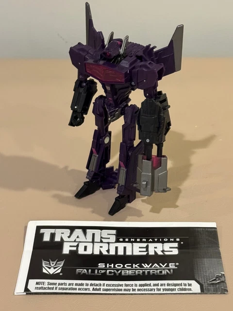 TRANSFORMERS GENERATIONS SHOCKWAVE Fall Of Cybertron FOC Complete 2012 ...