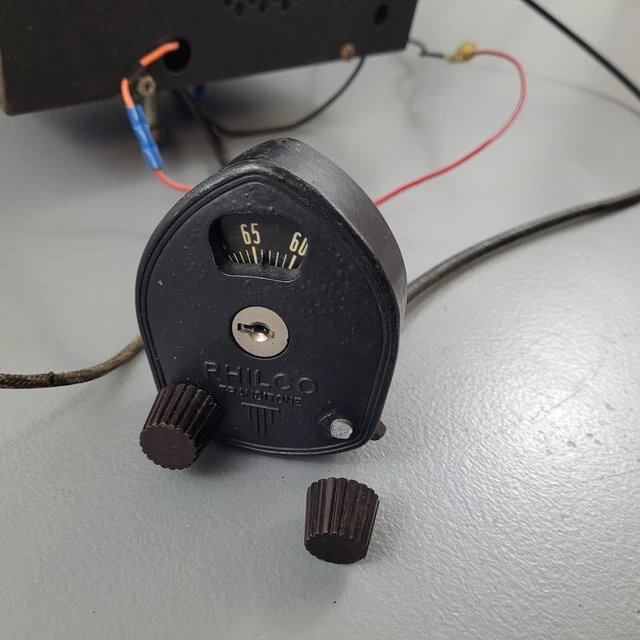 PHILCO TRANSITONE RADIO & Control Head 1920's 30's Ford Buick Mopar ...