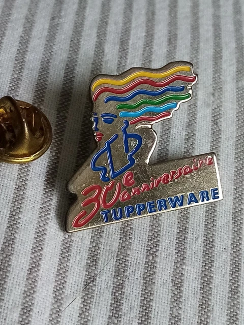 PINS PIN'S TUPPERWARE VINTAGE COLLECTION LOGO 30E ANNIVERSAIRE ...