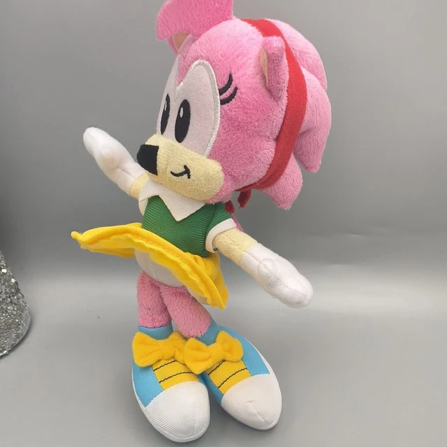 SEGA SONIC THE Hedgehog Amy Rose Plush Soft Toy Pink 20 cm 8inch Rare £ ...