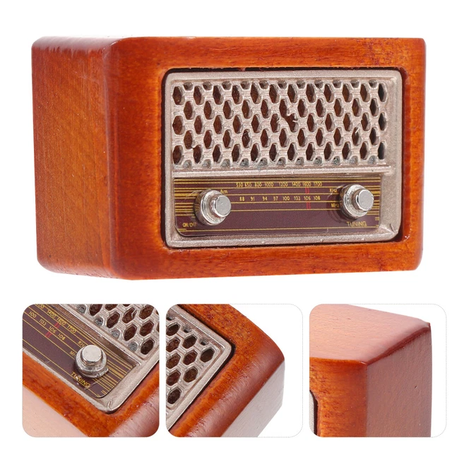 MINIATUR-RADIO-MODELL, VINTAGE-STIL, MINI-RADIO-FIGUR, Simulations ...