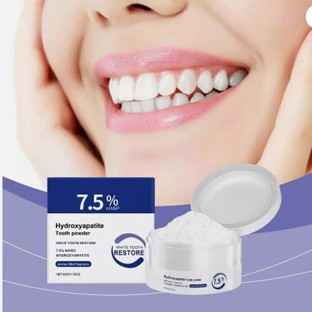 7.5% HYDROXYAPATITE TOOTH Powder 2025 Microcrystalline Hydroxyapatite ...