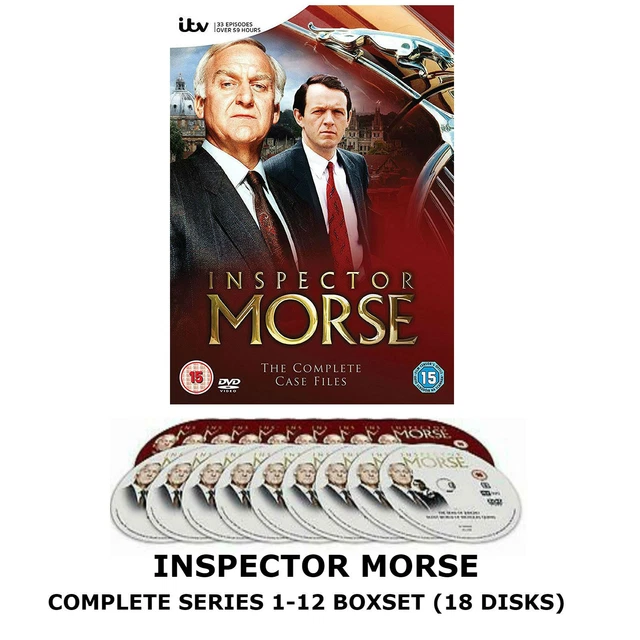 INSPECTOR MORSE CLASSIC ITV Detective Series Complete Collection Box ...