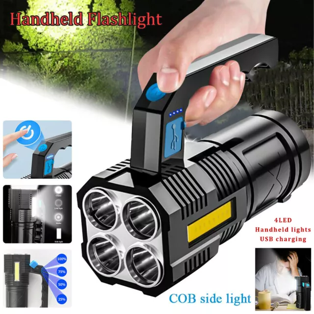 1000000 LUMENS LED Torch Flashlight Tactical Light Rechargeable Camping ... 1000000 LUMENS LED Torch Flashlight Tactical Light Rechargeable Camping ...