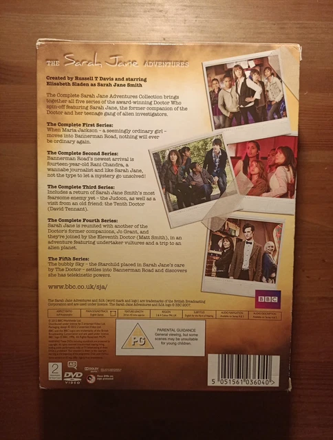 THE SARAH JANE Adventures - Complete Collection Series 1 - 5 DVD ...