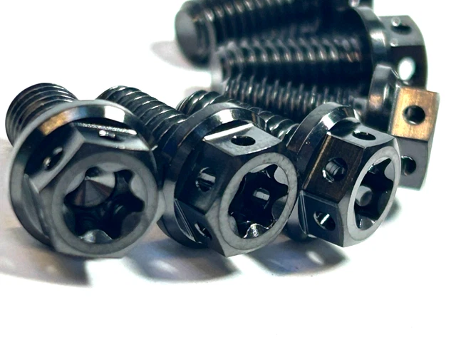 HUSQVARNA TC 65 21-2026 REAR BRAKE ROTOR DISC BOLTS TITANIUM Dual Drive ...