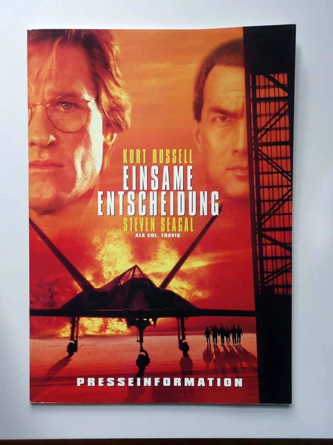 EINSAME ENTSCHEIDUNG - Kurt Russell - Steven Seagal - Presseheft + 6 ...