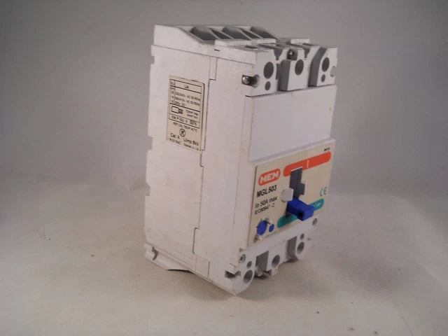MEM MCCB 50 Amp Triple Pole 50A 3 Phase Breaker Bill TLG503 Memshield 2 ...