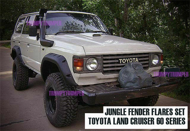 JUNGLE OFF-ROAD 4X4 Fender Flares Arches FOR TOYOTA LAND CRUISER 60 ...