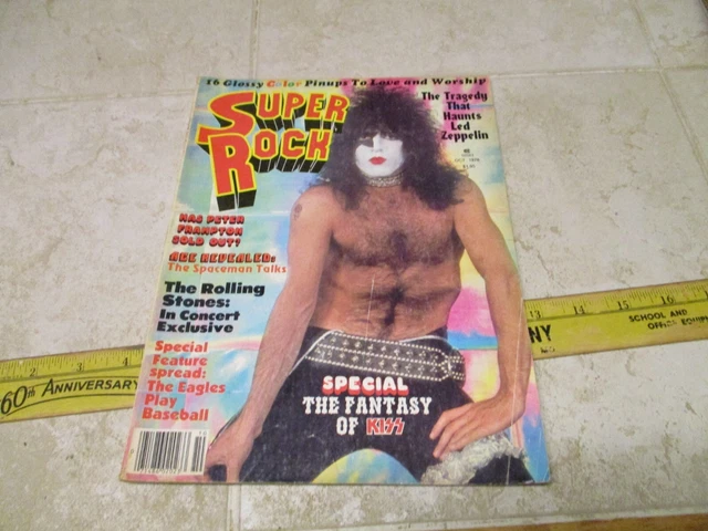 KISS⚡️SUPER ROCK SPECIAL MAGAZINE October 1978-AUCOIN VTG Rolling ...