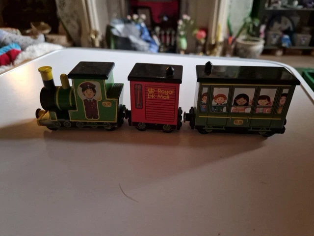 CBEEBIES POSTMAN PAT Green Train With Ajay The Conductor Toy Bundle £6. ...