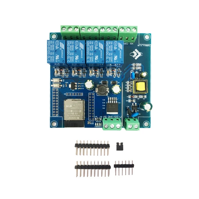 4 Way Ac Dc Esp32 Wifi Bluetooth Relay Module Esp32 Wroom 32e