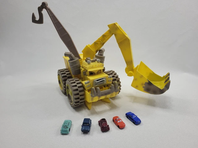 DISNEY CARS LARGE Screaming Banshee Junkyard Truck COMPLETE & WORKS ...