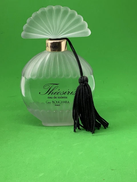 GUY BOUCHARD THEOSIRIS Ancien Flacon De Parfum Vide Bouchon En Verre ...