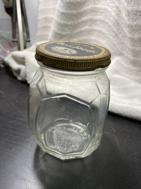 BEST FOODS REGISTERED design patent 80918 Clear Glass Jar With Lid £14. ...