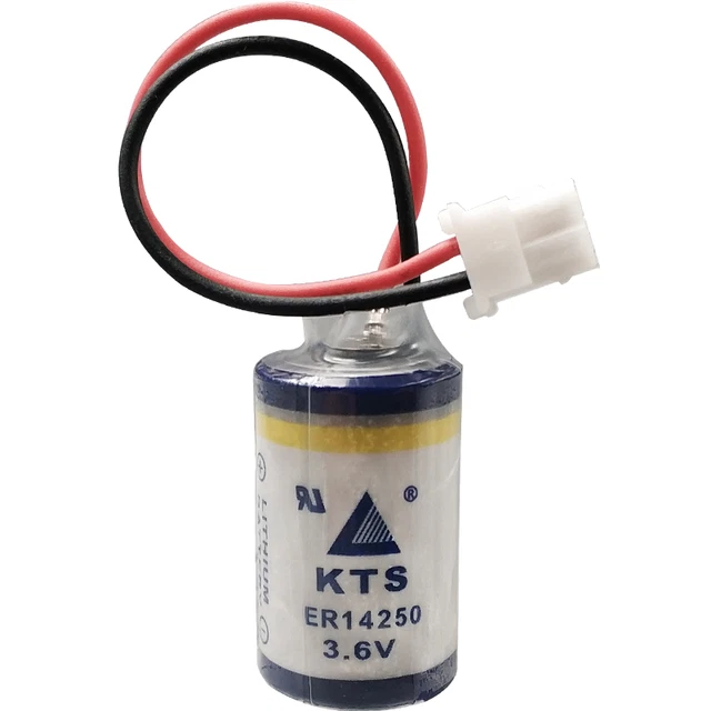 3PC FOR KTS ER14250 3.6V Delta PLC Battery 1200MAH 1/2AA DVP-32EH Li ...