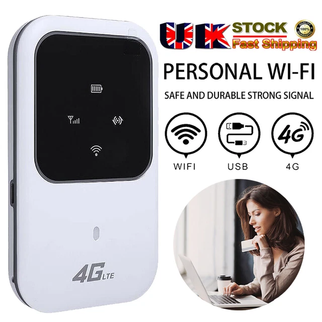 PORTABLE UNLOCKED 4G-LTE Mobile Broadband WiFi Wireless Router MiFi ...