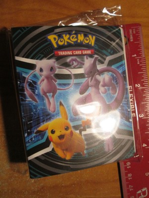 POKEMON MINI BINDER Mewtwo/Pikachu/Charizard CARD Portfolio Storage ...
