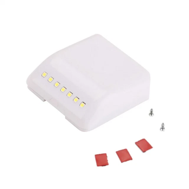 FOR CUPBOARD CLOSET Wardrobe 7 LED Light Sensor Battery Powered Night ...