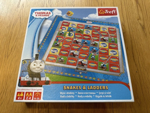 THOMAS & FRIENDS Snakes & Ladders Game, Polish Language box, Excellent ...