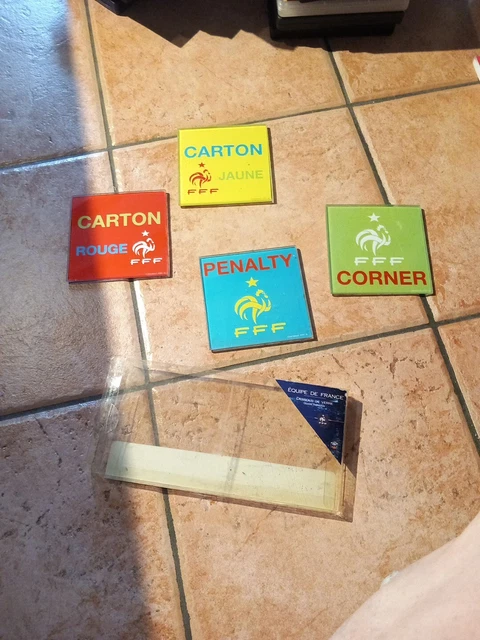 ÉQUIPE DE FRANCE Football Dessous De Verre Glass Coaster FFF Corner ...