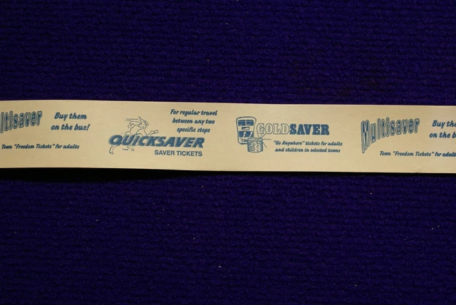 STAGECOACH UNITED COUNTIES Bus Conductor Clippy Ticket Machine Roll £20 ...