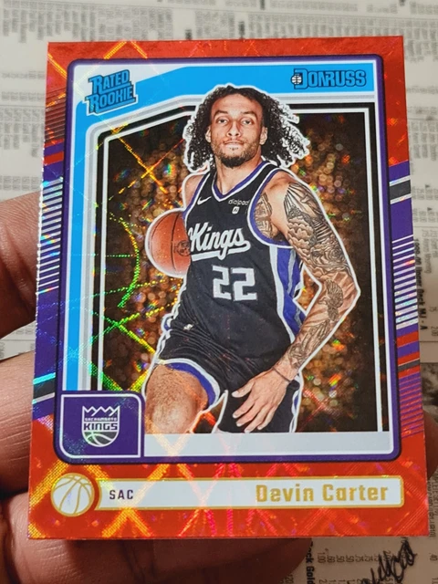 DEVIN CARTER 2024-25 Rated Rookie International Red #210 Kings $2.99 ...