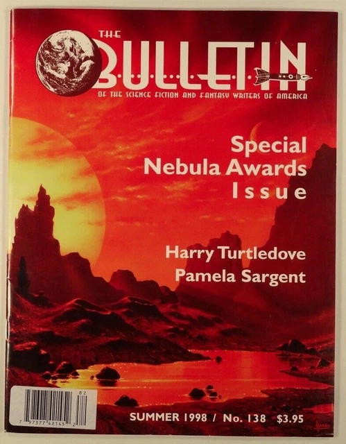 1998 SFWA BULLETIN Nebula Awards HARRY TURTLEDOVE Pamela Sargent ...
