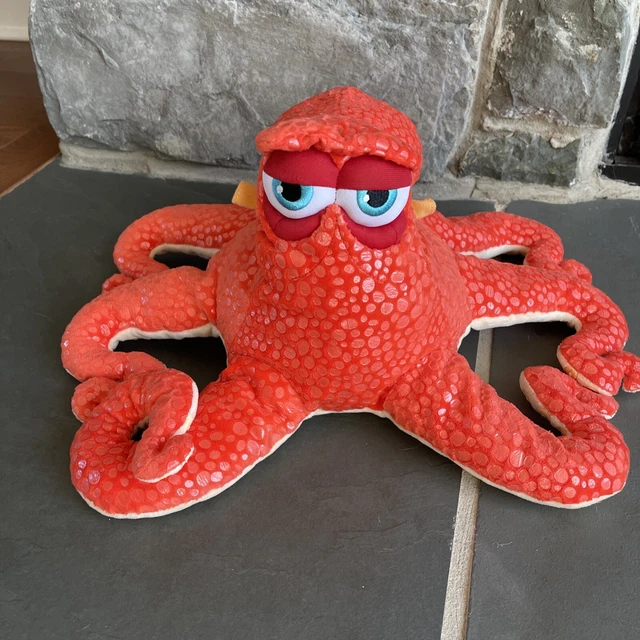 DISNEY STORE PIXAR Finding Dory Orange Octopus Hank Plush Stuffed ...