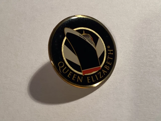 CUNARD QUEEN ELIZABETH Pin Badge £4.00 - PicClick UK