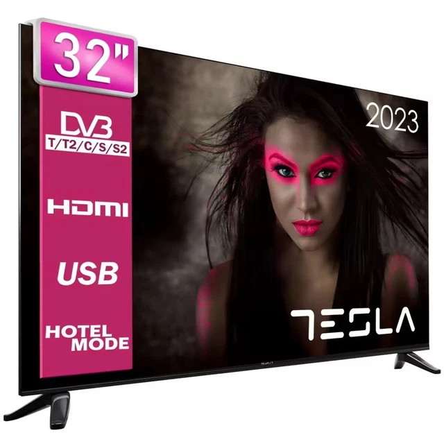 TESLA TV 32M325BH de 32" (81cm), Televisión Resolución HD, Wifi Dolby ...