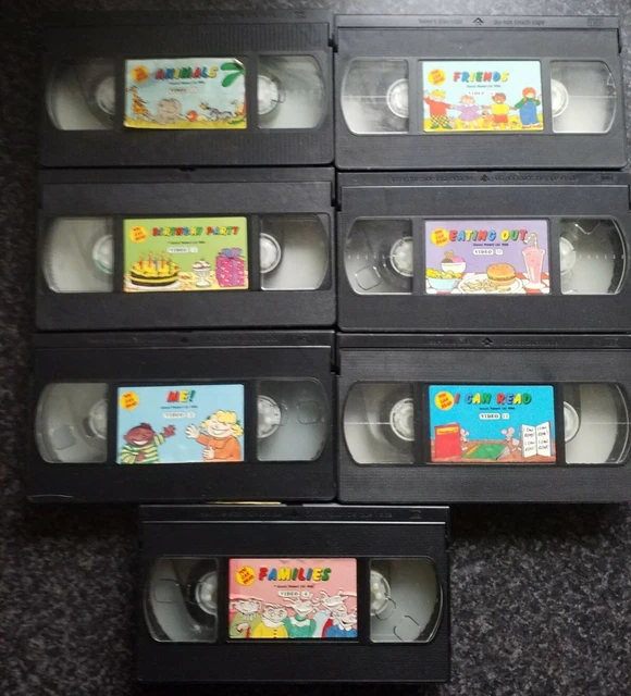 YOU CAN READ, good parent ltd 1988 7 tapes bundle video 1 2 3 4 6 11 12 ...