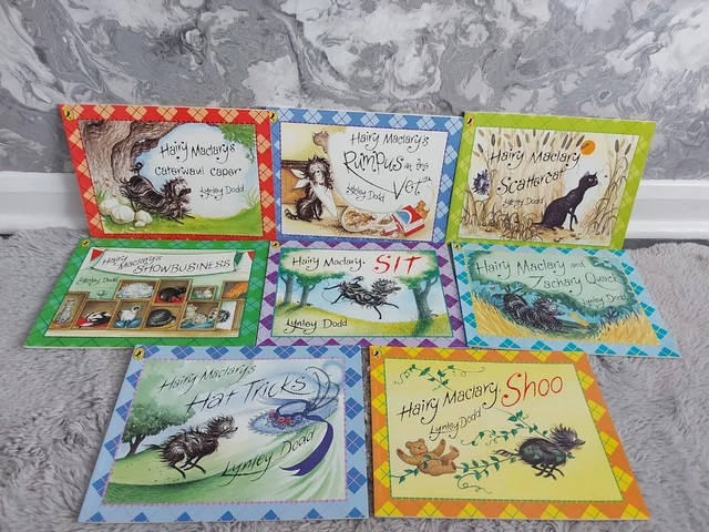 BUNDLE 8X HAIRY Maclary Kids Children Story Book Lynley Dodd Shoo Sit ...