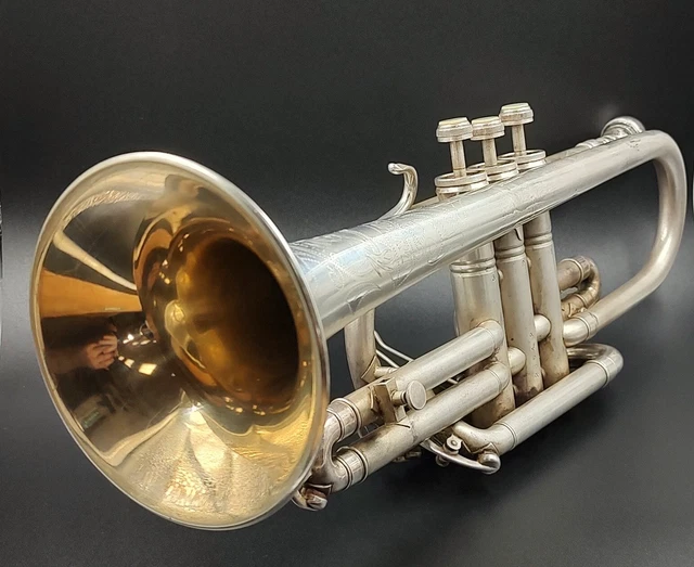 VINTAGE THE ELKHART Band Instrument Co. Trumpet Horn (As-Is, No Case ...