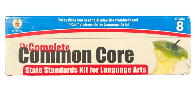 THE COMPLETE COMMON Core State Standards Kit for LANGUAGE ARTS Grade 8 ...