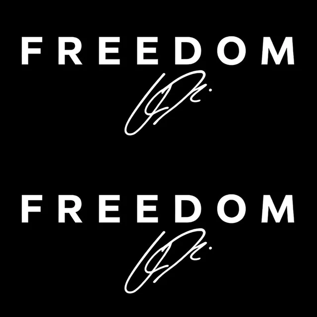 CHARLIE KIRK FREEDOM Sticker True American Hero Patriotism Die Cut ...