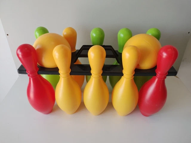 BOWLING 10 BIRILLI In Plastica Giocattolo Gioco Bambini sar EUR 11,00 ...