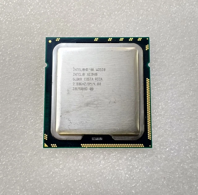 INTEL XEON PROCESSOR W3530 8M Cache 2.8GHz Quad Core SLBKR 4.80 GT/s ...