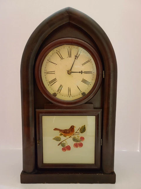 ANTIQUE 1860'S GILBERT Clock Co. Victorian Beehive Striking Mantel ...