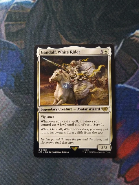 GANDALF, WHITE RIDER | 7 % de réduction 2+ | UB : LOTR | NEUF COMME ...