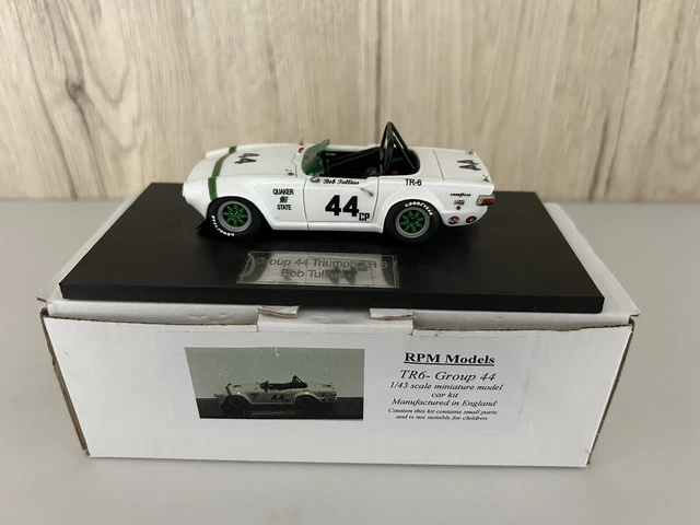 RPM MODELS 1/43 TR6 Group 44 Daytona Bob Tullius Built Kit Car £72.99 ...