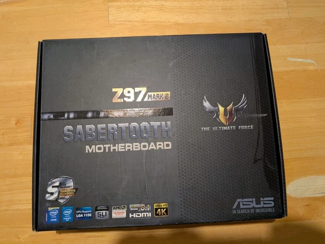 ASUS SABERTOOTH Z97 Mark 2 Motherboard LGA1150 Used And Boxed £50.62 ...