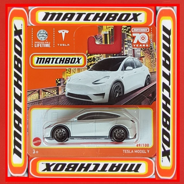 MATCHBOX 2023 TESLA Model Y 89/100 Nuovo & Imballo Originale... EUR 5 ...