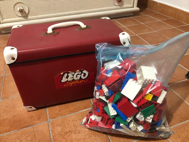 VALIGIA VALIGETTA PORTA LEGO System Vintage ANNI 60 Red Box ...