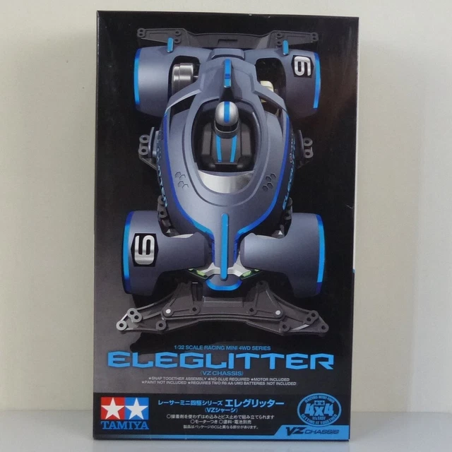UK STOCK - Tamiya 18100 Mini 4WD 1:32 Eleglitter VZ Chassis £20.00 ...
