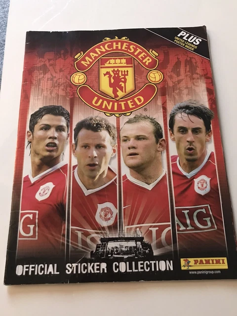 PANINI MANCHESTER UNITED 2006/2007 Football Sticker Album Complete ...
