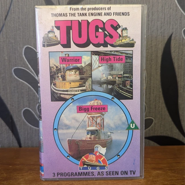TUGS , WARRIOR , High Tide, Bigg Freeze VHS *See Description* Play ...