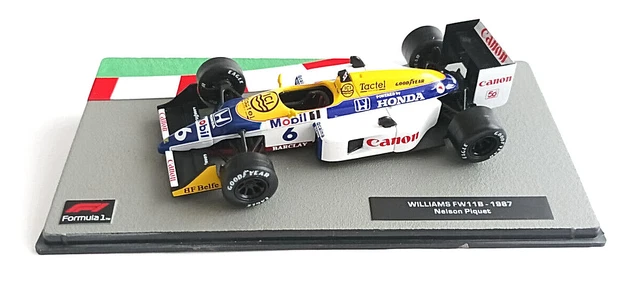 WILLIAMS FW11B NELSON Piquet Campione del Mondo 1987 1:43 Formula 1 Altaya Panini EUR 32,89 ...