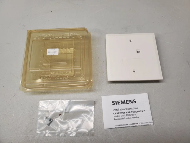 SIEMENS 500-896226 TRI-D Dual Input Module FIRE ALARM $99.99 - PicClick