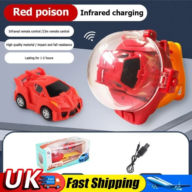MINI REMOTE CONTROL 2.4G Wrist Watch Racing Car 4CH RC Vehicle Toys ...
